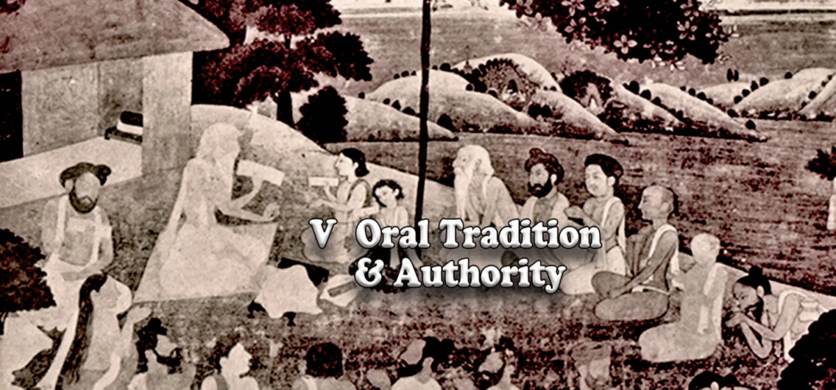 V Oral Tradition & Authority - Baba Rampuri
