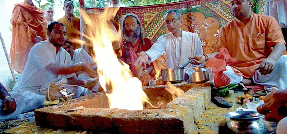 Hari Puri Ashram Yajna, Haridwar - Baba Rampuri